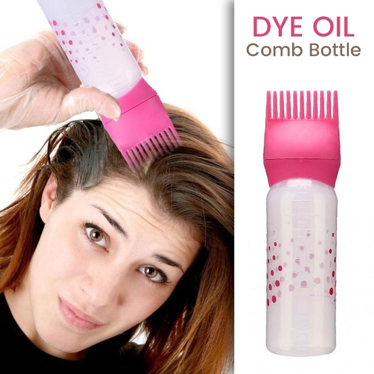 Hair Oil Applicator Comb Bottle, Hair Oil Bottle- Oil Comb- Hair Tools ...