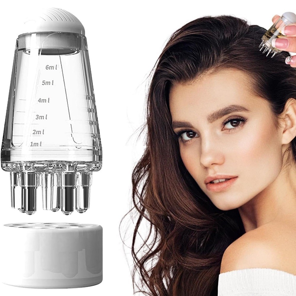 Scalp Applicator Liquid Comb Oil Liquid Guiding Massager Portable Mini ...