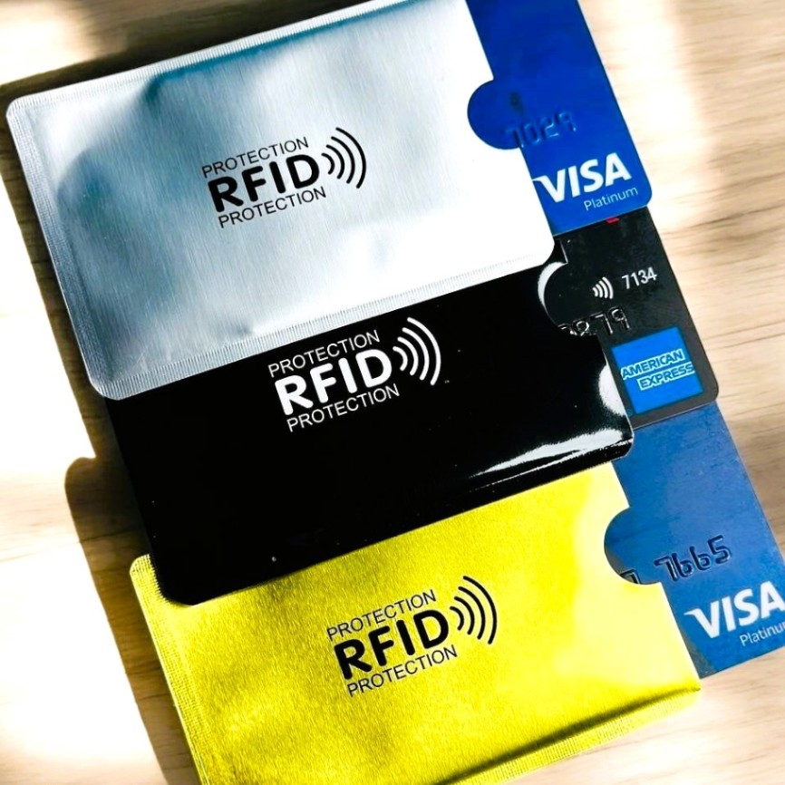 3Pcs Anti RFID Card Holder