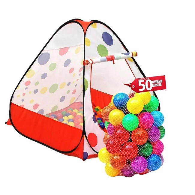 (Ball Pit) Tent Play House - 50 Balls, Play Ball House, Children's ...
