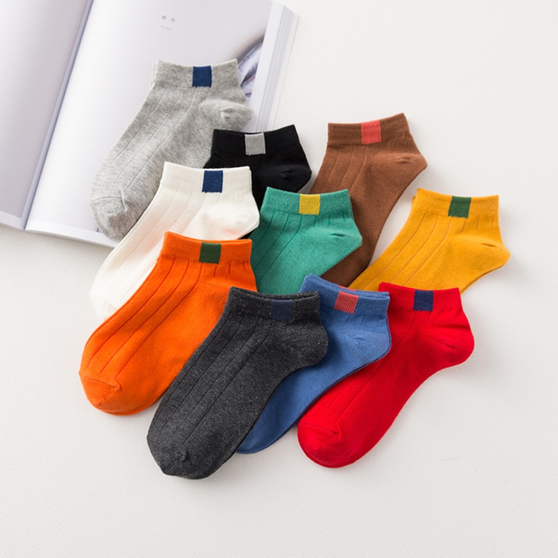 Ankle Socks 10 difference Color combo. | Socks City