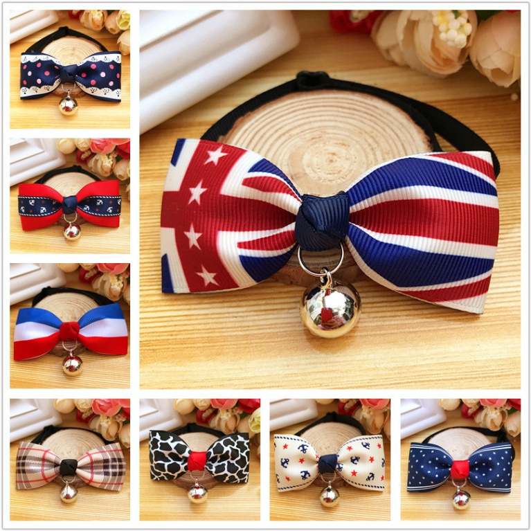 Luxury Bow Design Cat Collar Neck Bow Strap