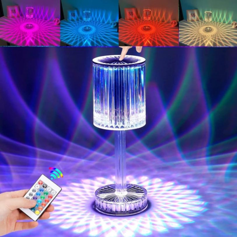 Led Crystal Diamond Table Lamps
